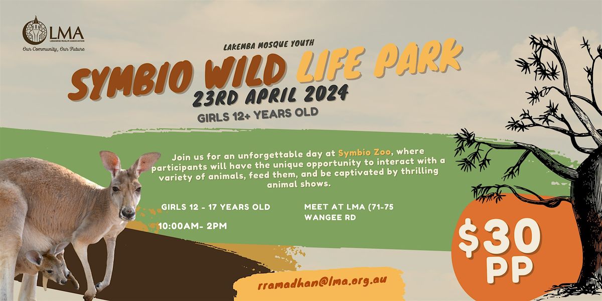 Symbio Wild Life Park - Girls School Holiday Program, 71-75 Wangee Rd ...