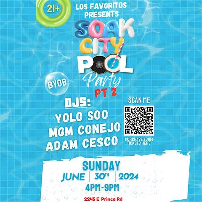 Soak City Pool Party Pt.2, 2245 E Prince Rd, Tucson, 30 June 2024 ...