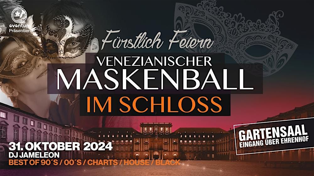 Maskenball im Schloss, Gartensaal Schloss Mannheim, 31 October 2024 ...