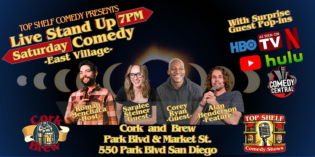 Top Shelf Comedy Presents: Free Stand Up Comedy - East Village, Cork ...