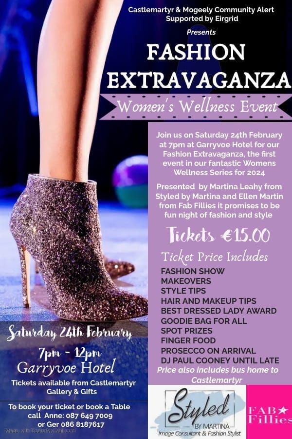 Fashion Extravaganza, Garryvoe Hotel, Cork, 24 February to 25 February ...