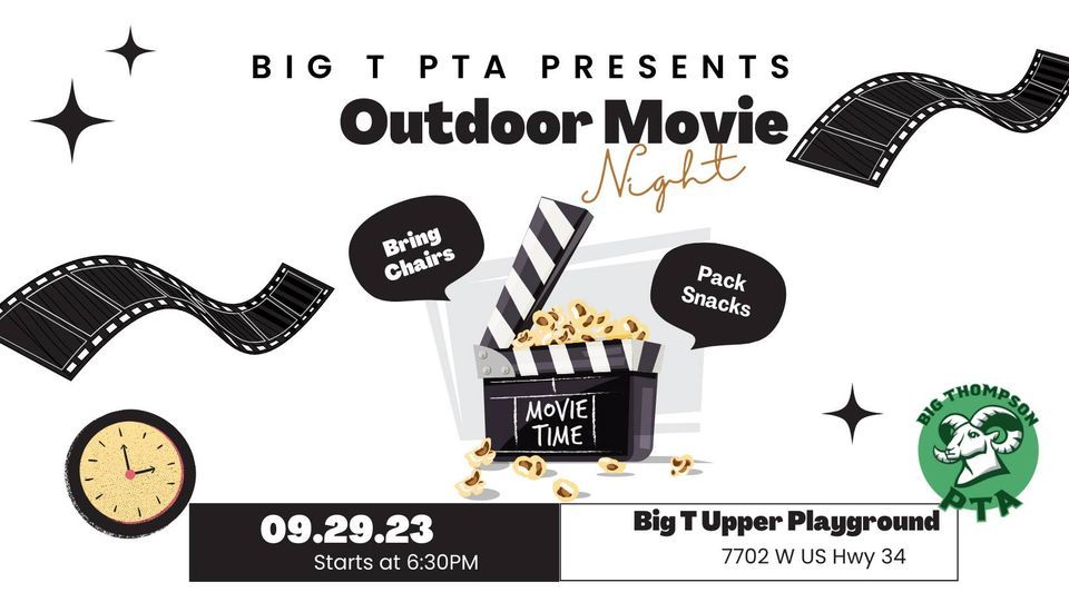 Outdoor Movie Night- Mario Movie, Big Thompson Elementary School of ...