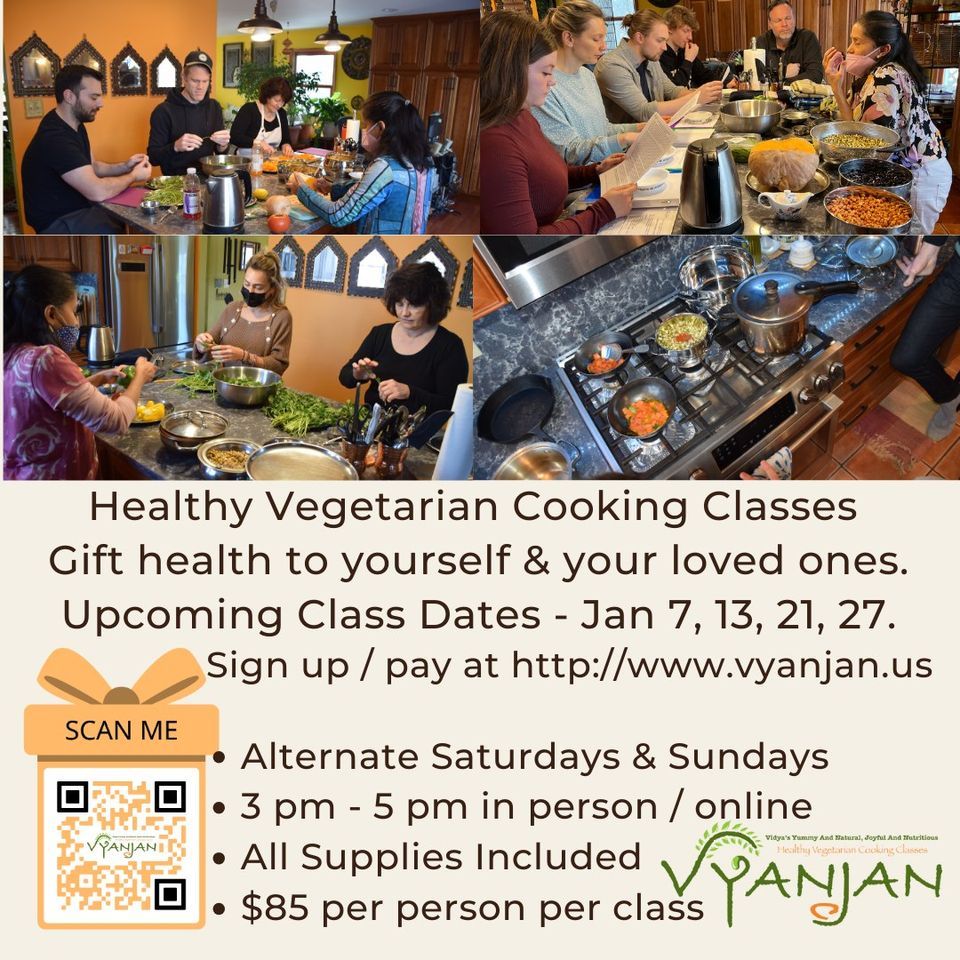 Healthy Vegetarian Cooking Classes at VYANJAN, Vyanjan Healthy ...