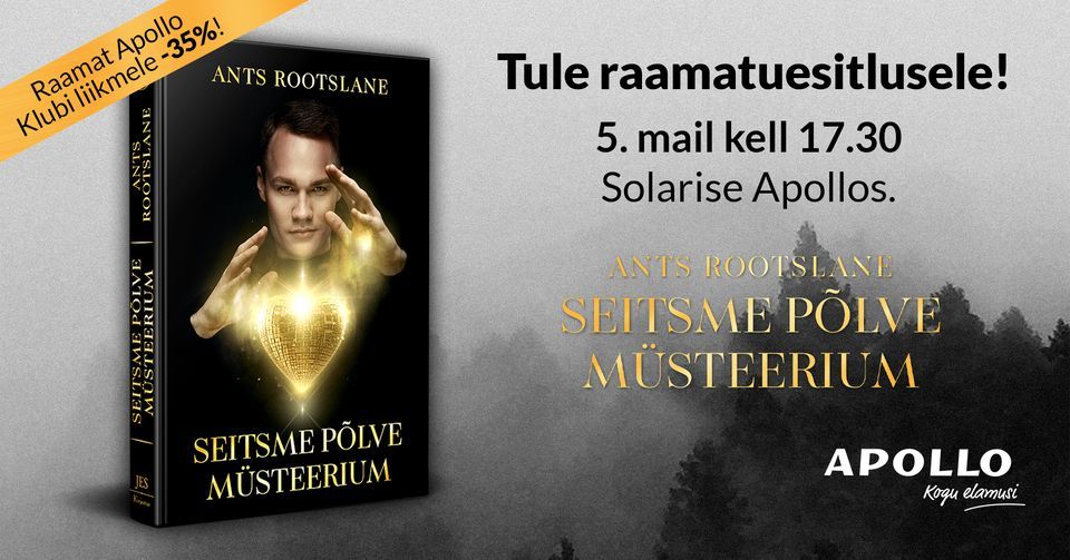 Raamatuesitlus: Ants Rootslane „Seitsme põlve müsteerium“, Solaris ...