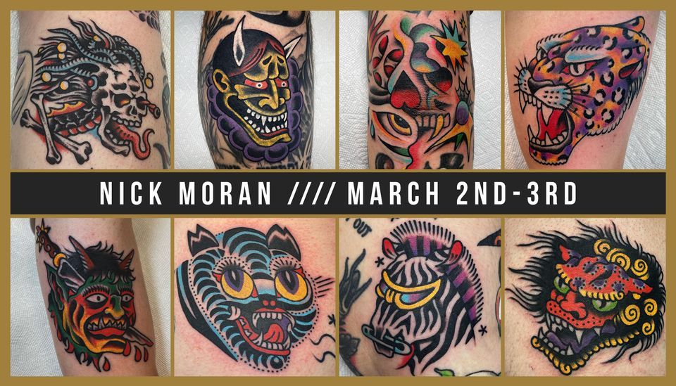 Nick Moran Guest Spot, The Bell Rose Tattoo & Piercing, Daphne, March 2 ...