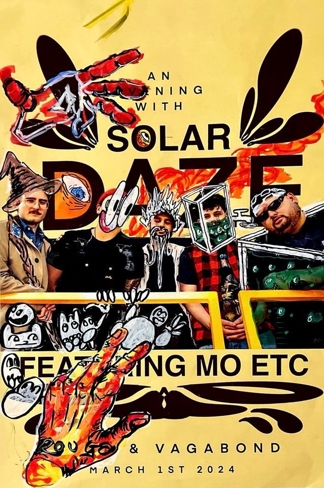 Evening with Solar Daze , The Rogue & Vagabond, Wellington, 1 March ...