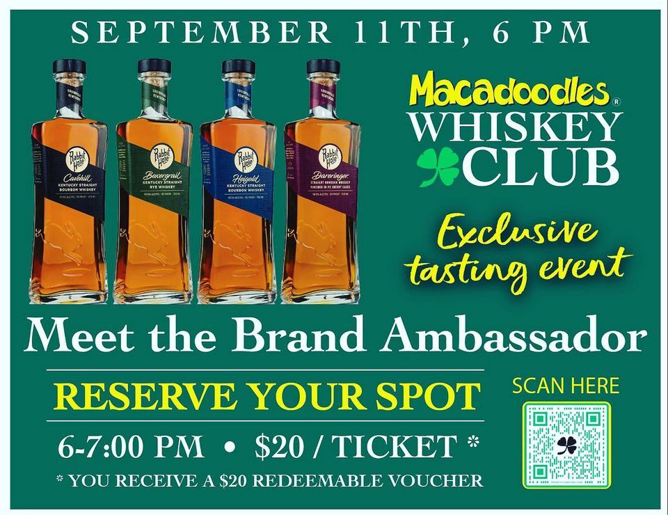 Macadoodles Whiskey Club-Rabbit Hole!, Macadoodles Fine Wine, Beer ...