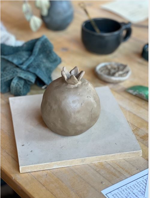 Clay Pomegranate Workshop, Dame Errant Clay, Minneapolis, December 5 ...
