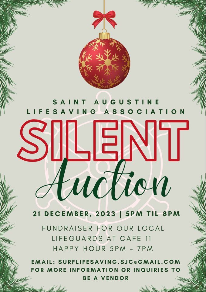 Silent Auction at Cafe Eleven, Cafe Eleven, Augustine, 21 December 2023 ...