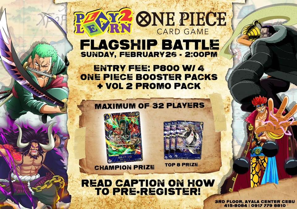 One Piece - Flagship Battle, Play 2 Learn Discovery Toy Shop, Cebu, 26 ...