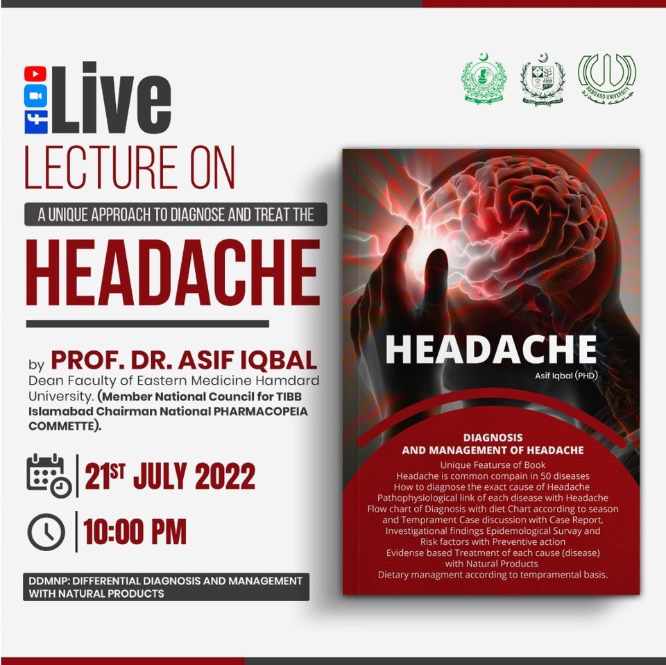 Differential Diagnosis and Natural Treatment of Headache, Karachi City ...
