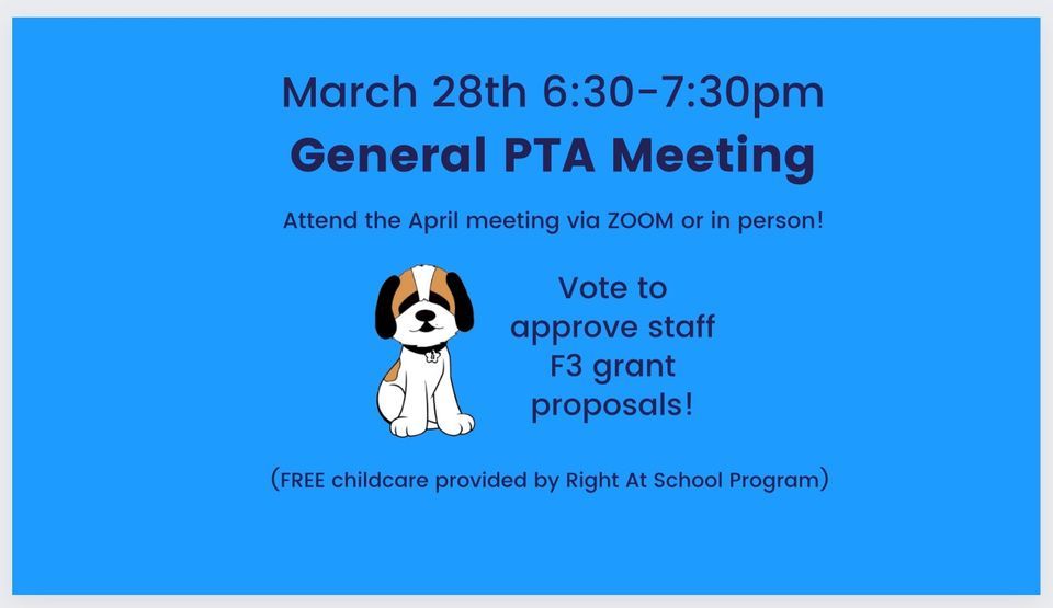 March PTA meeting , 5221 168th St SW, Lynnwood, WA, 28 March 2024 ...