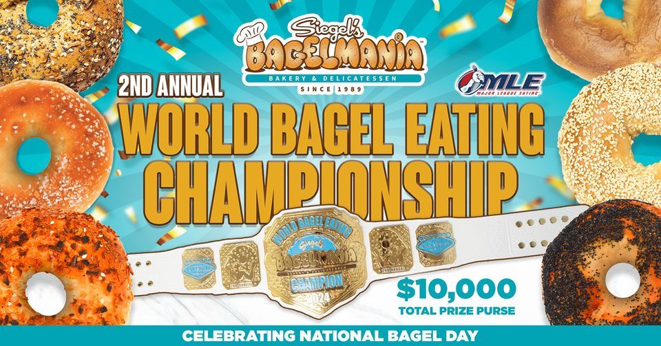 Siegels Bagelmania Bagel Eating Championship, Bagelmania, Las Vegas ...