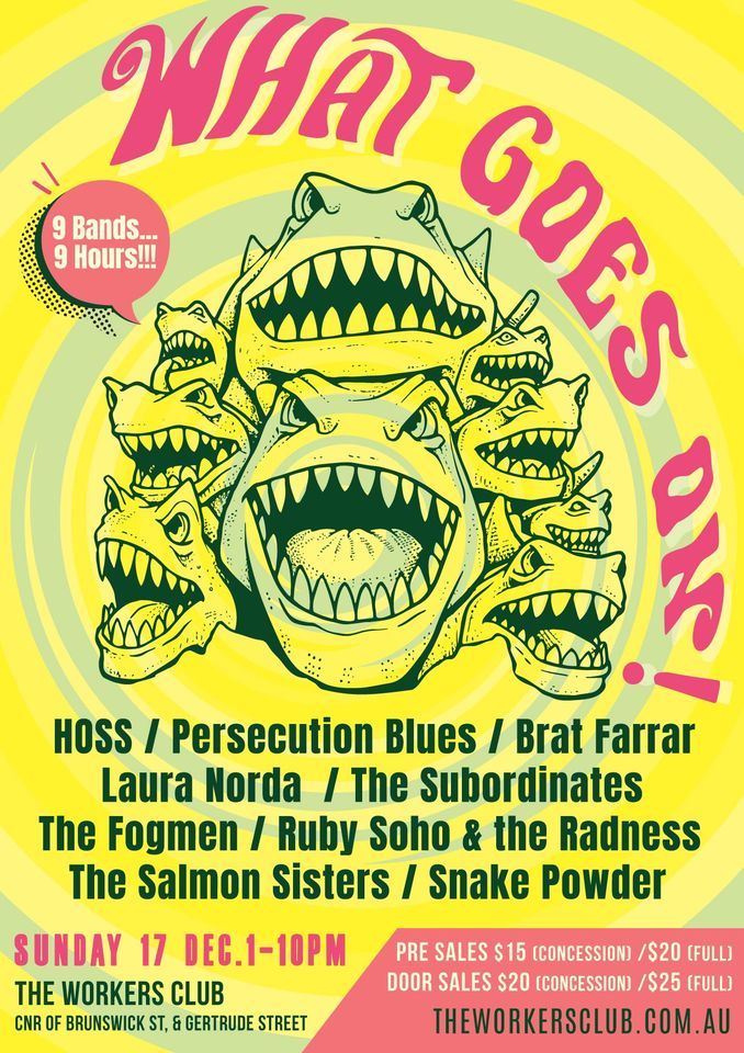 What Goes On!, The Workers Club, Melbourne, 17 December 2023 | AllEvents.in
