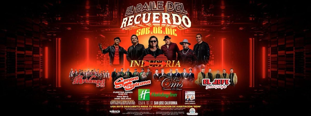 INDUSTRIA DEL AMOR, BANDA ARKANGEL R-15, Holiday Inn en San Jose, Modesto, 6 December 2025 ...
