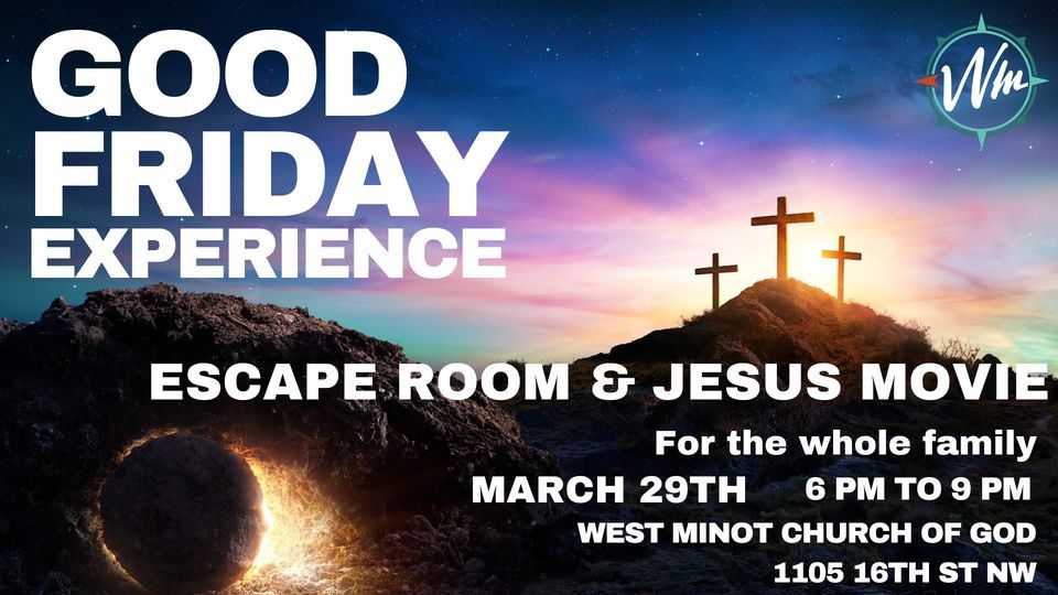 Good Friday Escape Room & Movie, 1105 16th St NW, Minot, ND, United ...
