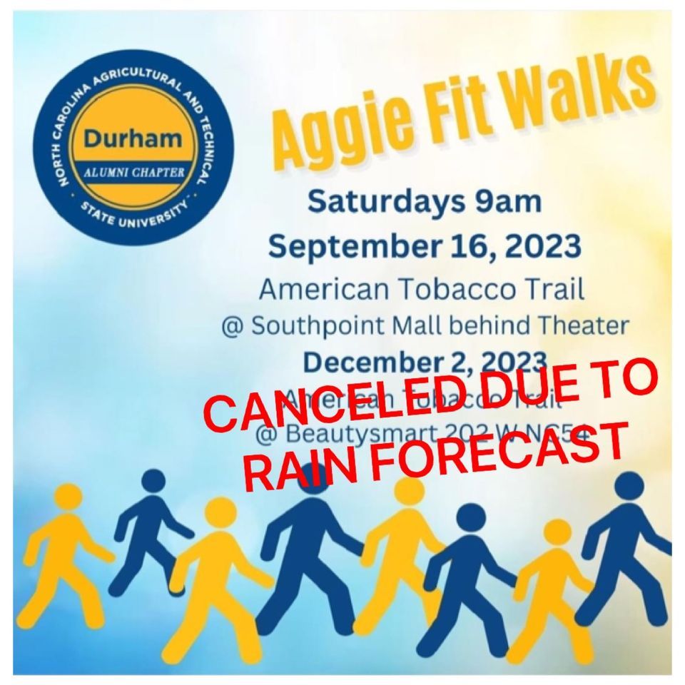 Aggie Fit Walk, American Tobacco Trail, Eno, 2 December 2023 | AllEvents.in