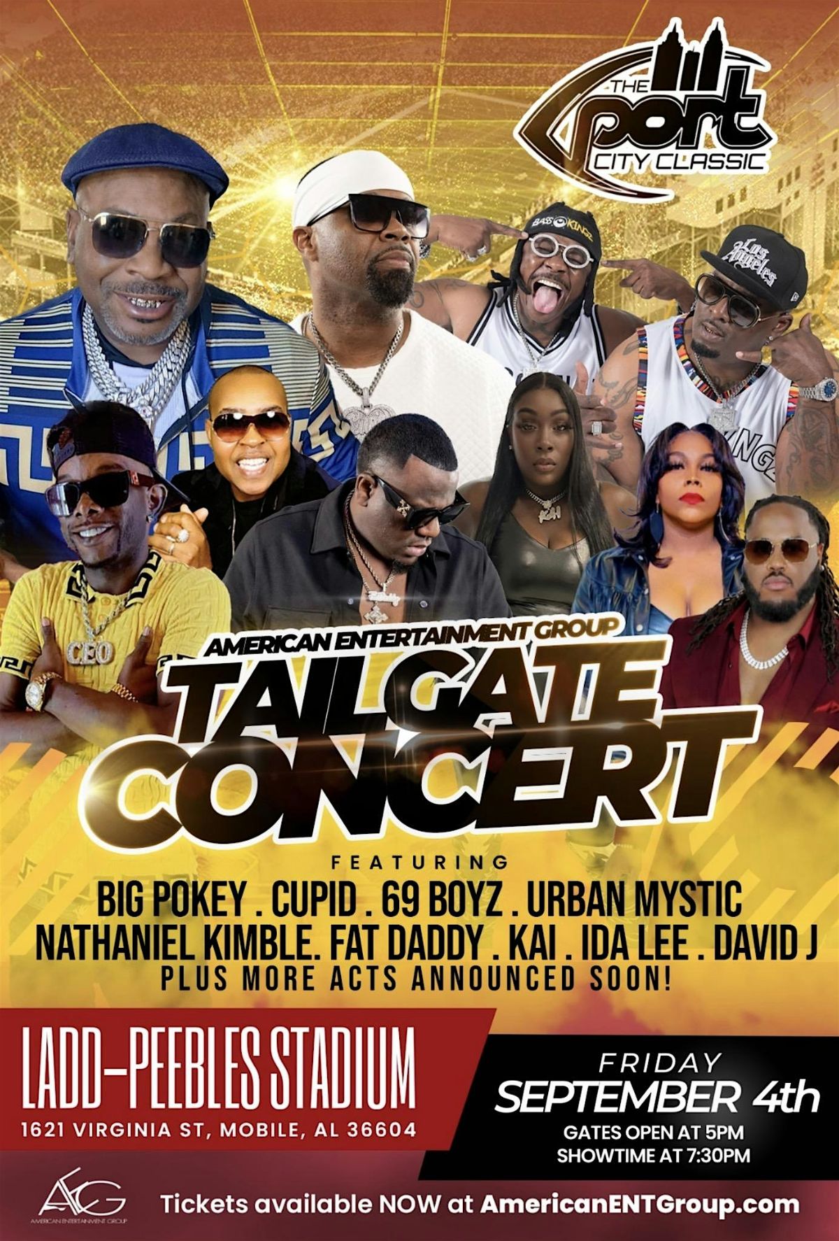 Port City Classic Tailgate Concert, Ladd-Peebles Stadium, Mobile, 4 ...