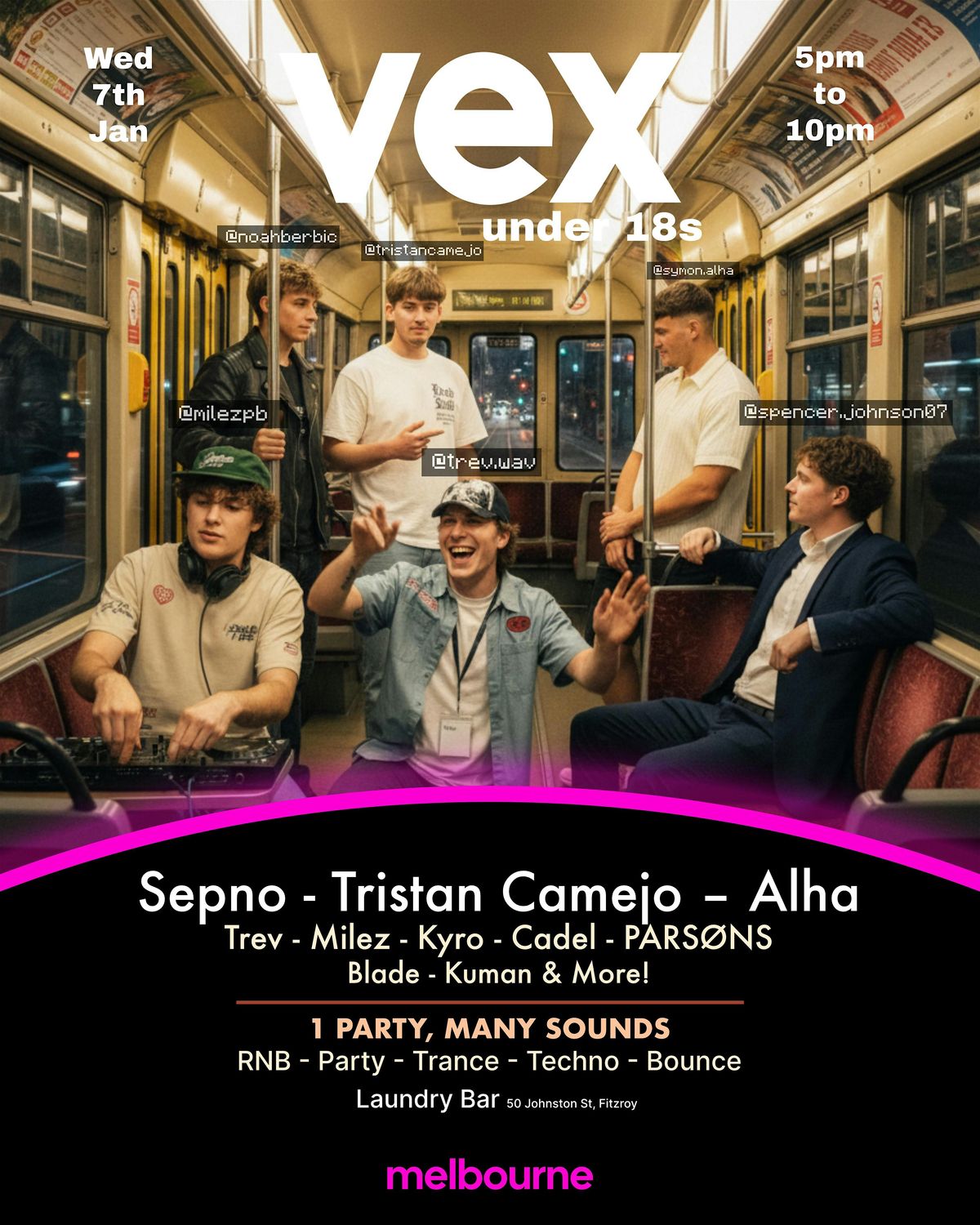 Vex U18s Melbourne: New Year26 – Summer Kick-off, Laundry Bar, Fitzroy ...