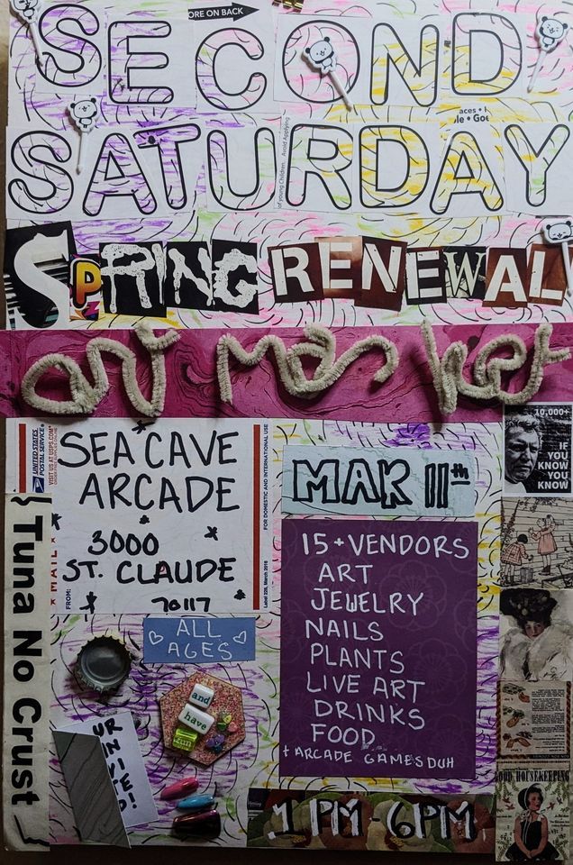Second Saturday Art Market at Sea Cave Arcade, Sea Cave Arcade, New ...