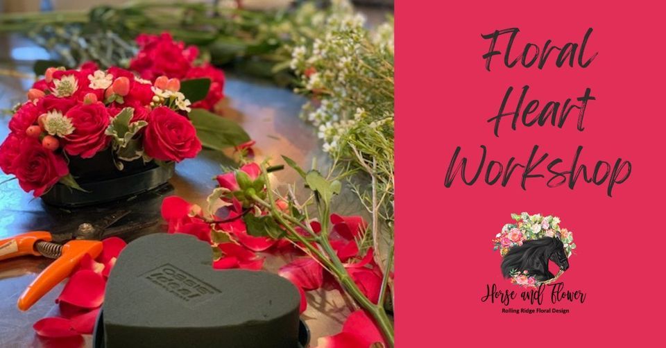 Floral Heart Workshop - the perfect night out for your Galentines or ...