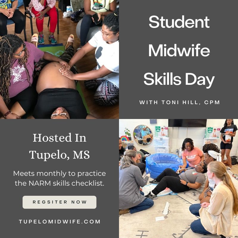 Student Midwife Skills Day, Blooming Moon Midwifery Services, Tupelo ...