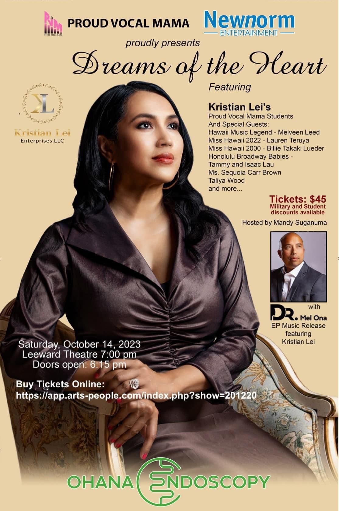 Kristian Lei: Proud Vocal Mama, Blue Note Hawaii, Honolulu | AllEvents