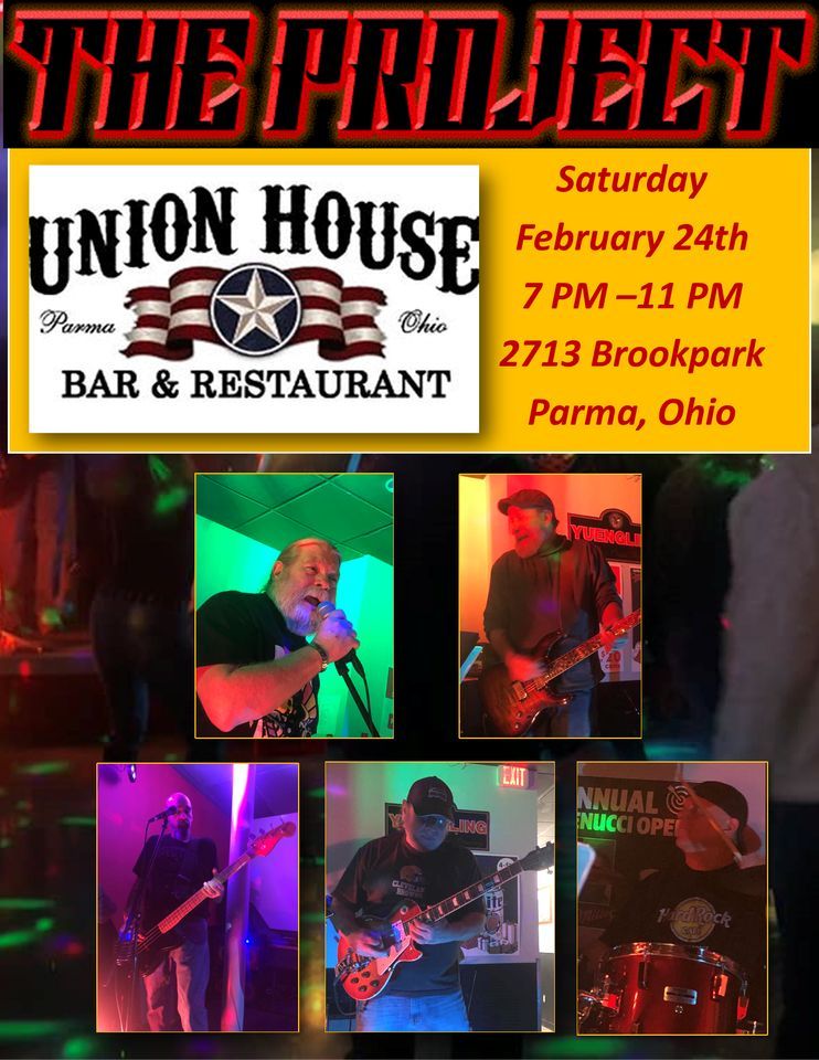 The Project Returns to The Union House !, Union House Bar & Restaurant ...