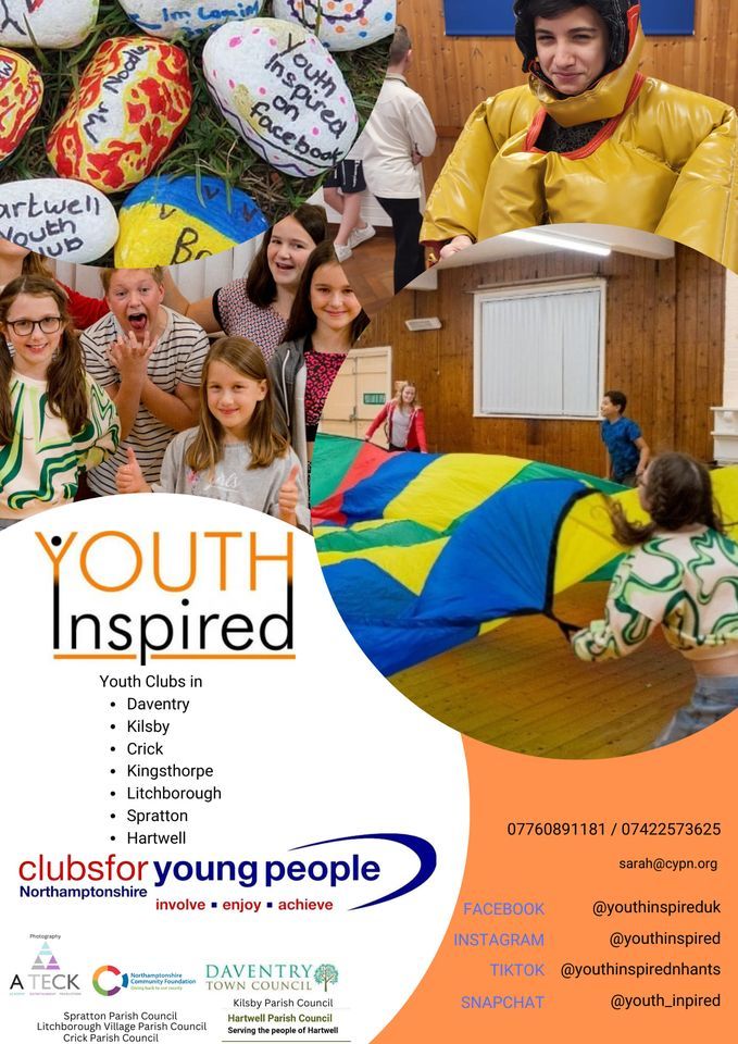 Spratton Youth Club , Spratton Village Hall , Bondville, January 10 ...