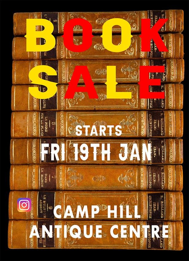 Second Hand Book Sale, Camp Hill Antique Centre & TART Cafe, 19 January 2024 | AllEvents.in