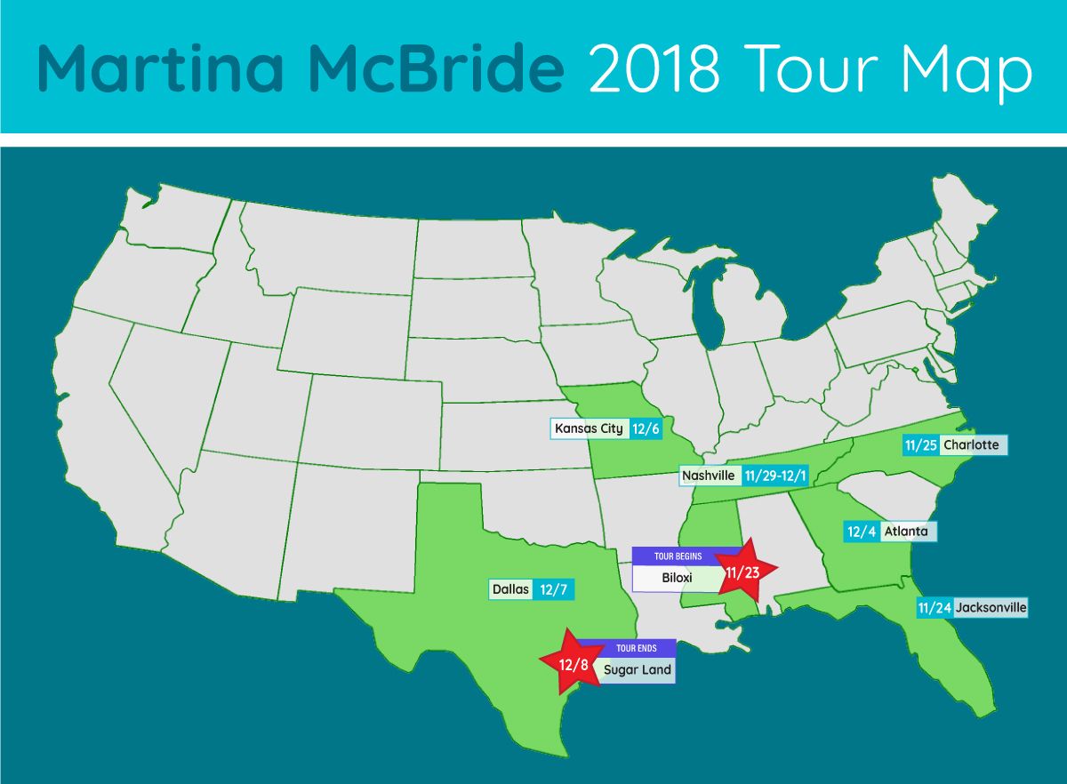 Country in the Burg: Martina McBridge Dustin Lynch Dylan Scott & Eli ...