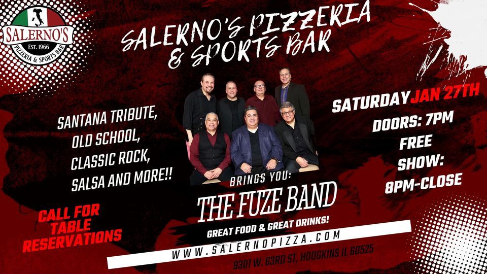 FUZE Band Rocks Salernos Hodgkins!, Salerno's Pizzeria & Sports Bar, La ...