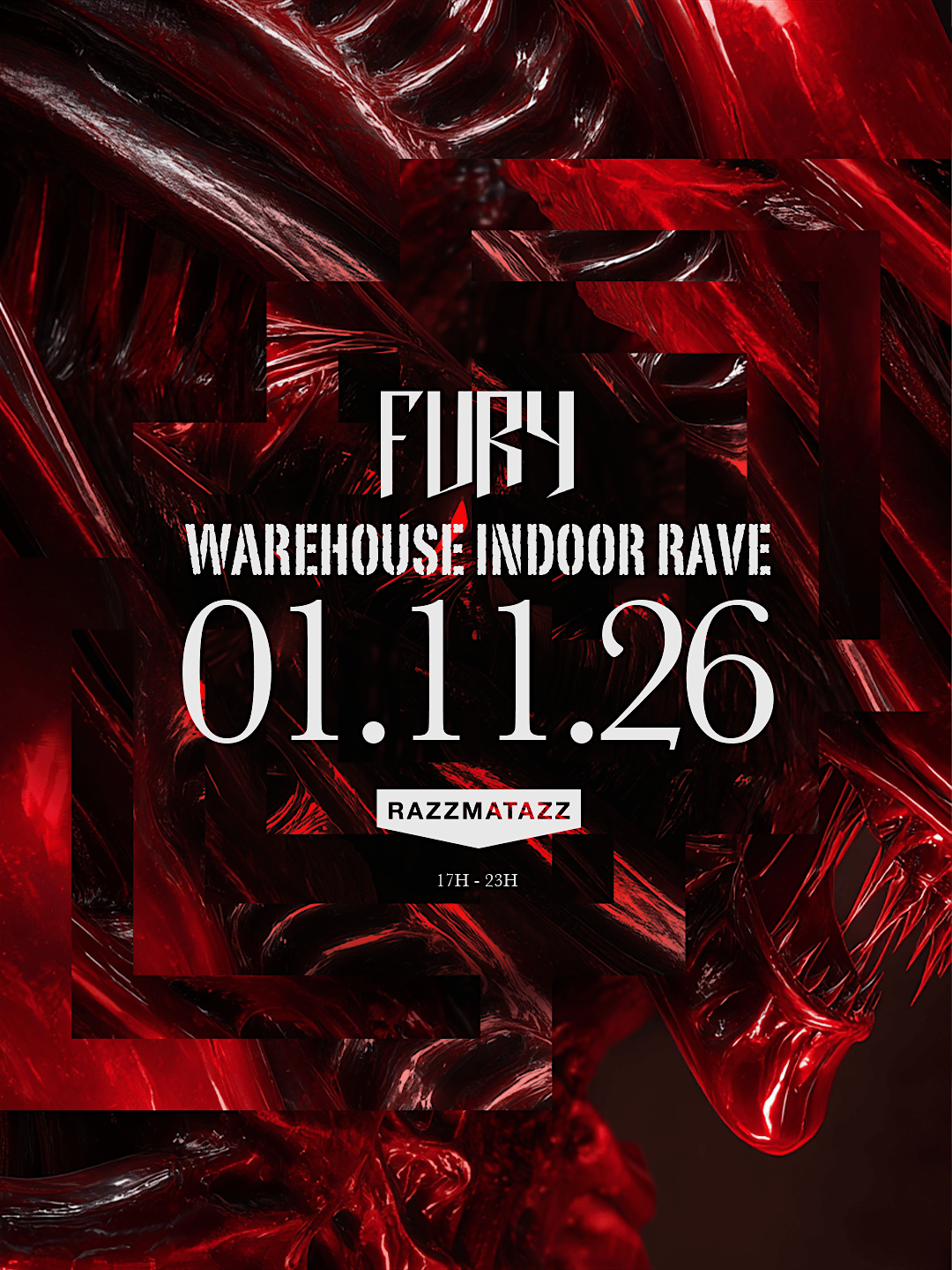 Fury Festival pres. Halloween Warehouse Indoor Rave, Sala Razzmatazz ...