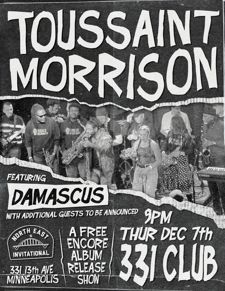 TOUSSAINT MORRISON - ALBUM RELEASE SHOW ENCORE, 331 Club, Brooklyn ...