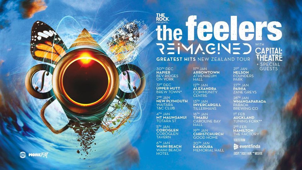 The Feelers - REIMAGINED - Greatest Hits - NZ Tour (2024), Brewtown ...