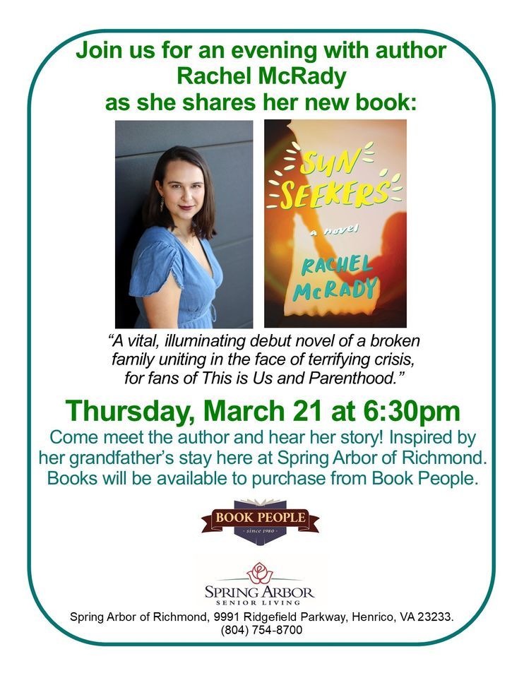 Rachel McRady at Spring Arbor, Spring Arbor of Richmond, Henrico, 21 ...