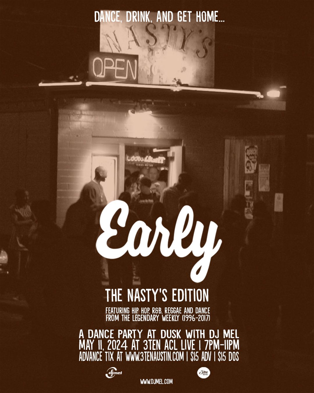 A Dance Party at Dusk - DJ Mel, 3TEN Austin City Limits Live | AllEvents.in