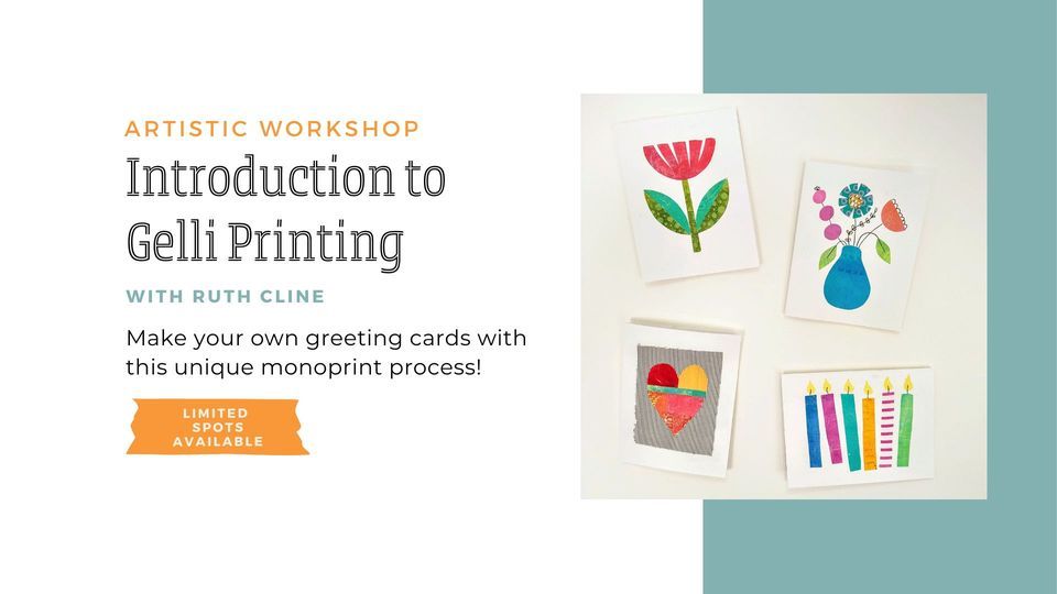 Introduction to Gelli Printing with Ruth Cline, 300 1st St SW, Roanoke ...