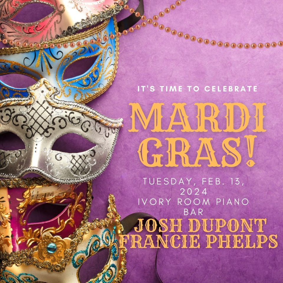 Mardi Gras at Ivory Room Piano Bar, 116 W Mifflin St, Madison, WI, 13 ...