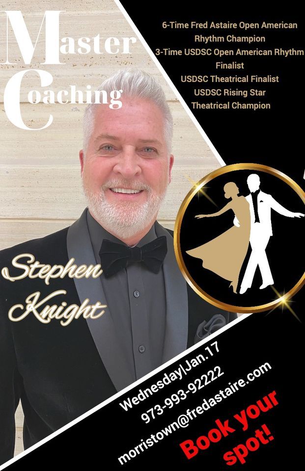 Coaching with Stephen Knight, Fred Astaire Dance Studios - Morristown ...