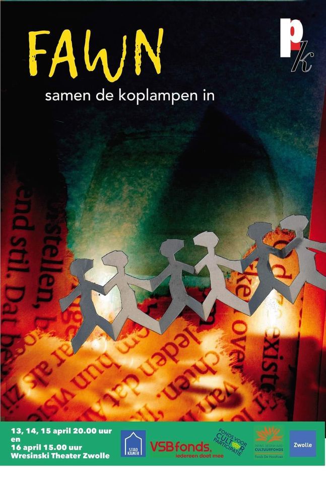 Theatervoorstelling FAWN, samen de koplampen in, gespeeld door ...