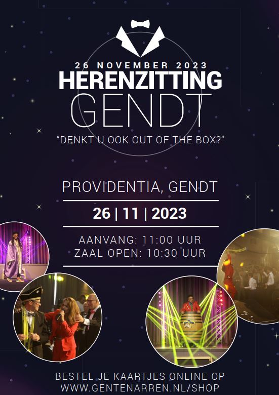 HERENZITTING GENDT 2023 - Denkt u ook Out of The Box?, Providentia ...