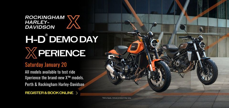 H-D Xperience Demo Day, Rockingham Harley-Davidson, 20 January 2024 ...