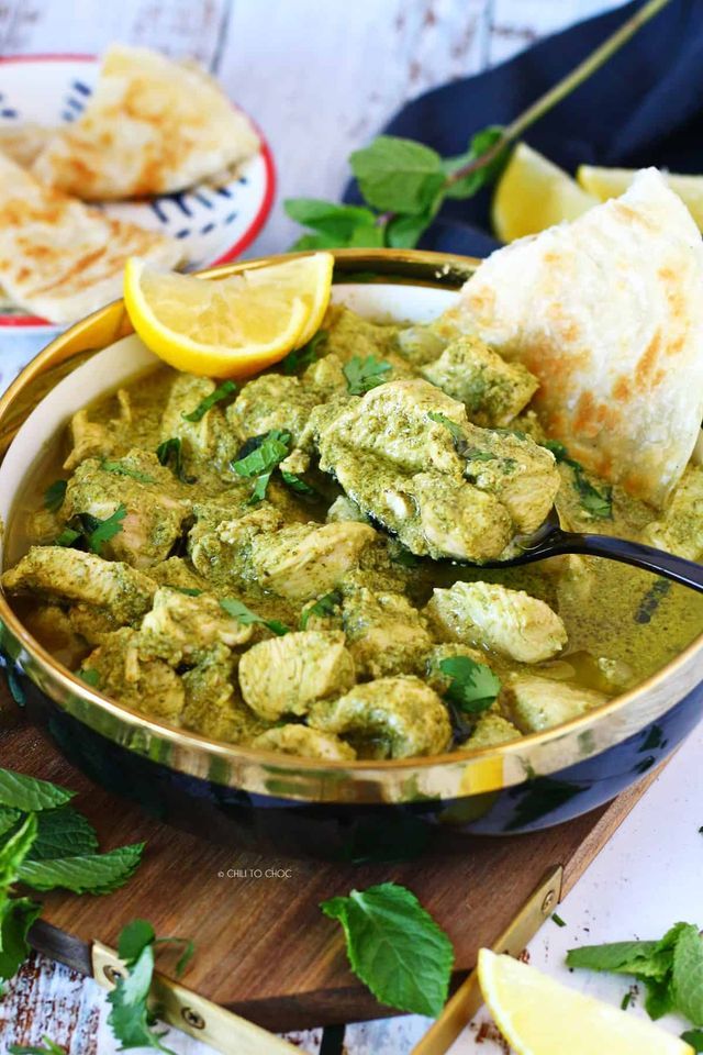 BOOKED OUT Sustainable Cooking - Indian Green Chicken Curry, Iramoo ...