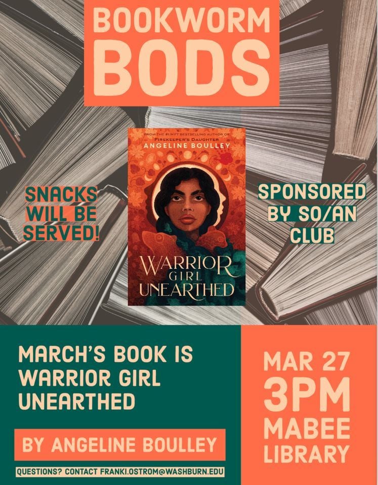 March Bookworm Bods: Warrior Girl Unearthed, Mabee Library, Washburn ...