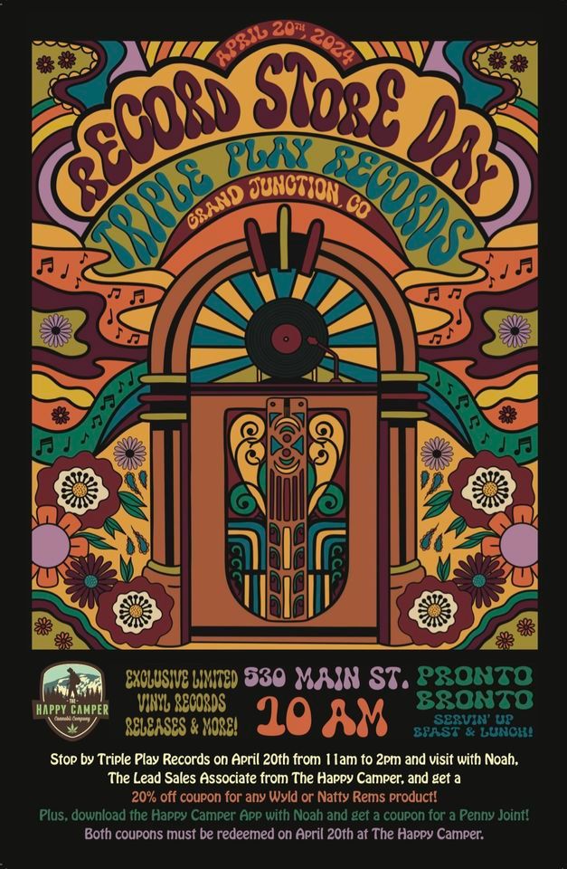 Record Store Day 2024: Triple Play Records Downtown GJ, 530 Main Steet ...