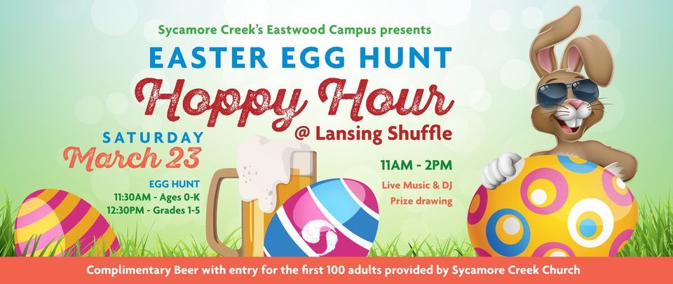 Easter Egg Hunt Hoppy Hour, Lansing Shuffle, 23 March 2024 | AllEvents.in