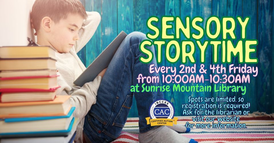 Sensory Storytime @ Sunrise Mountain Library , Sunrise Mountain Branch ...