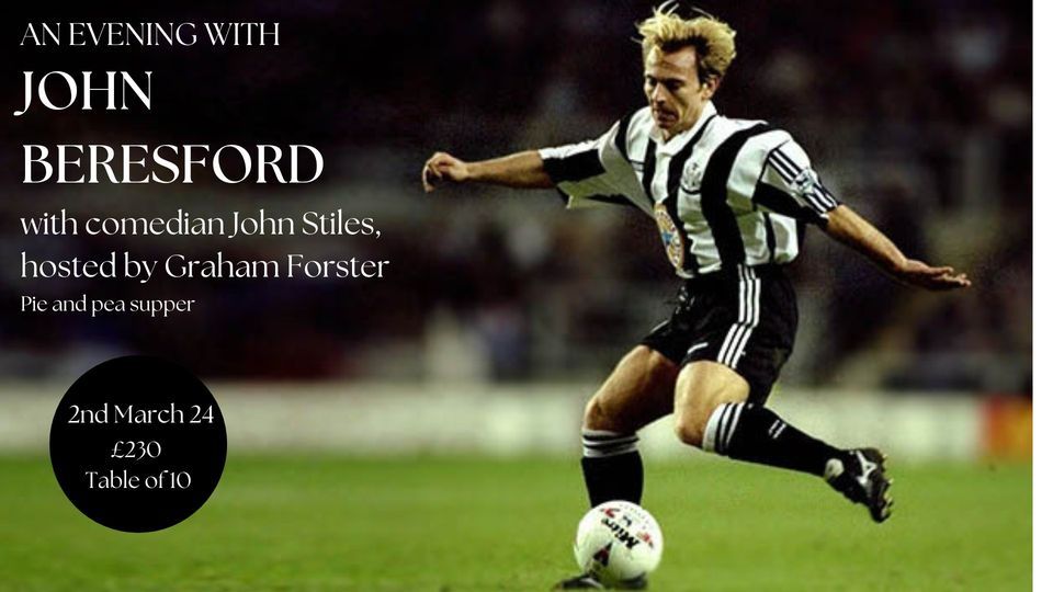 Sports Talk - John Beresford & comedian John Stiles , Backworth Hall ...