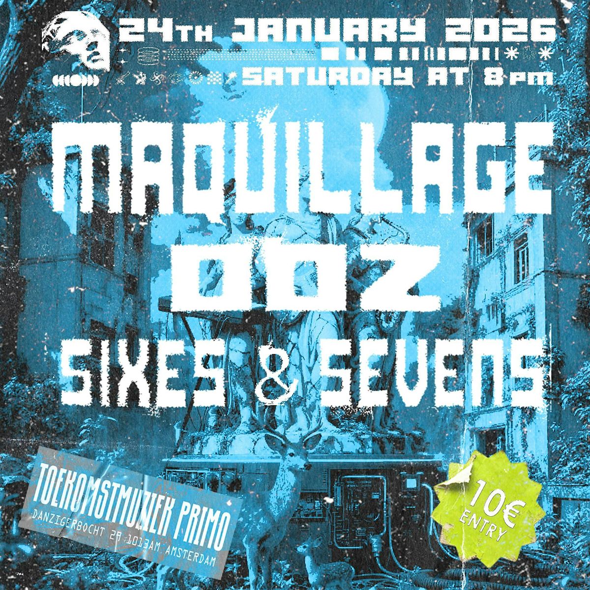 Maquillage + OOZ + Sixes & Sevens Live @ Toekomstmuziek : Primo ...